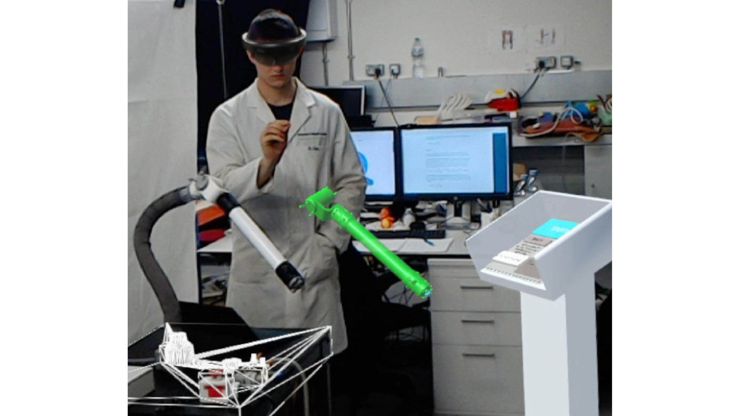 Researchers use augmented reality to twist bendy robot into shape
