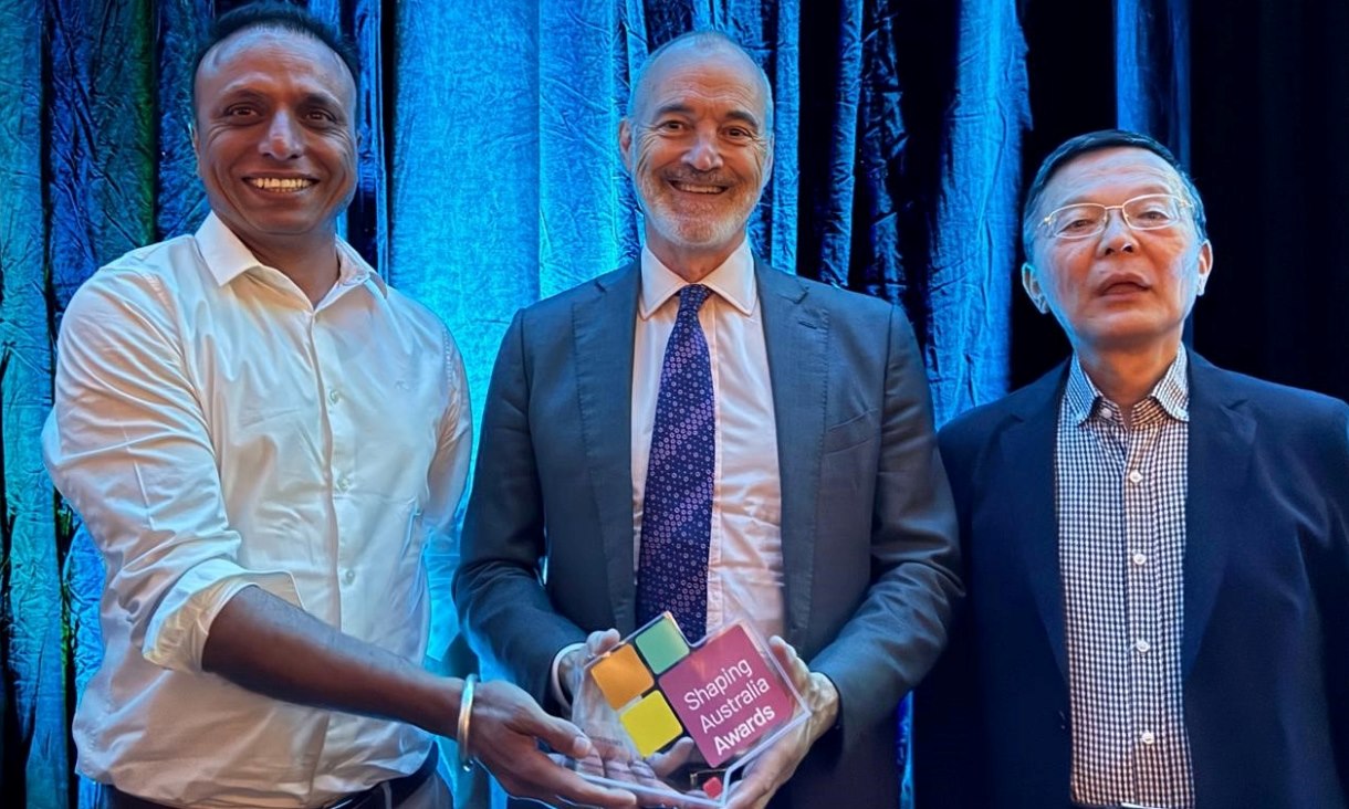 Coffee concrete wins national research award